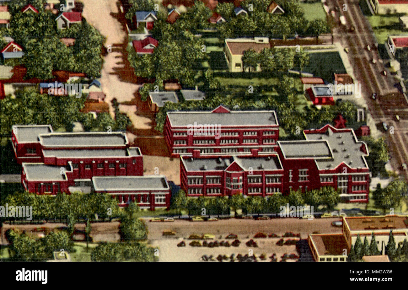 Albuquerque High School. Albuquerque. 1935 Stock Photo - Alamy