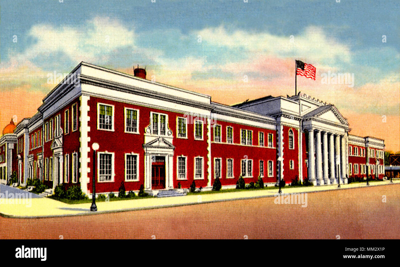 City Hall and Auditorium. Montgomery. 1940 Stock Photo - Alamy