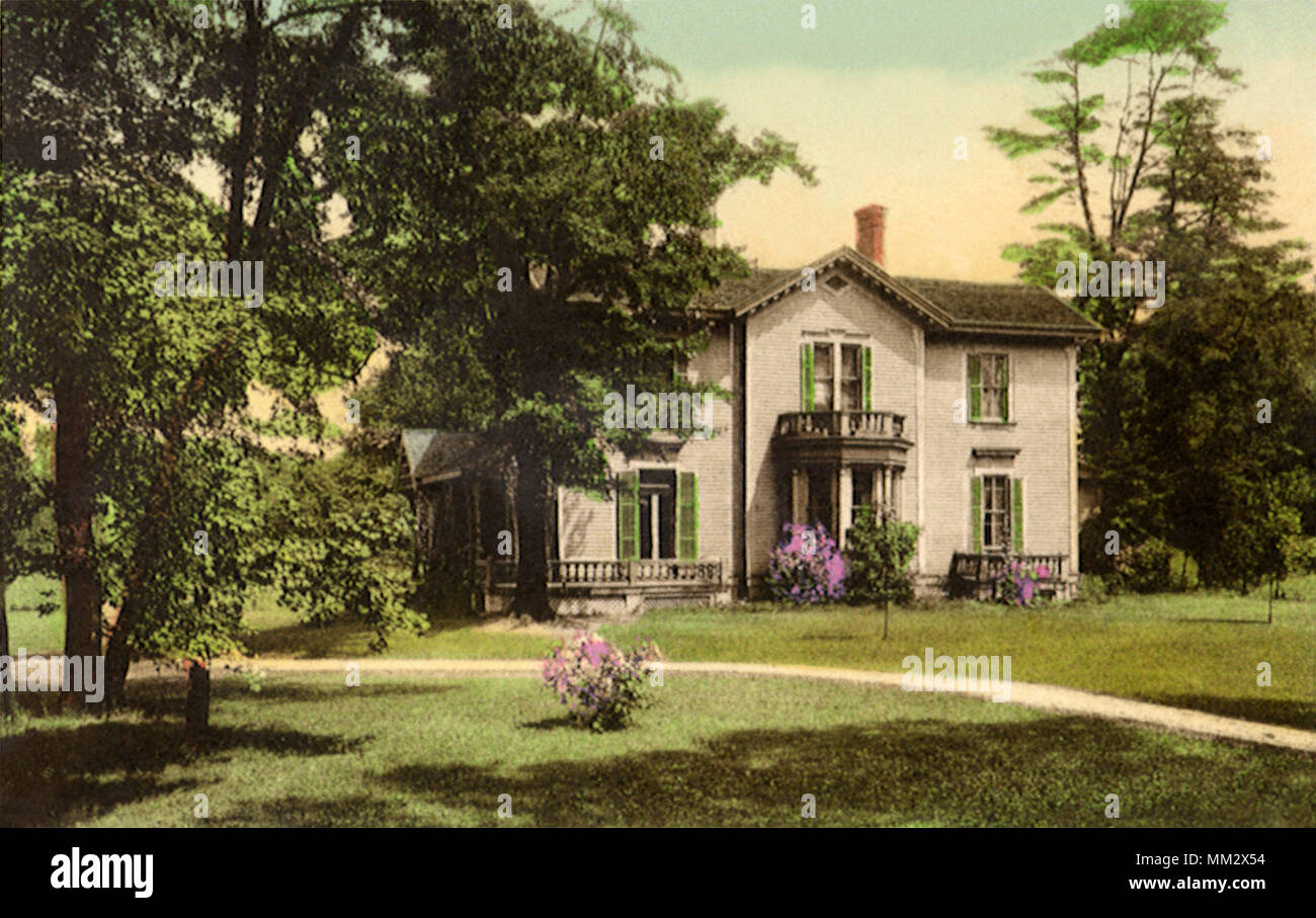 General Lew Wallace Home. Crafordsville. 1910 Stock Photo - Alamy