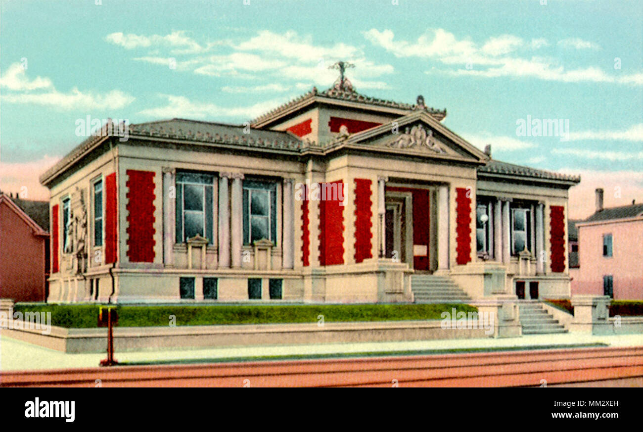 Public Library. New Albany. 1949 Stock Photo - Alamy