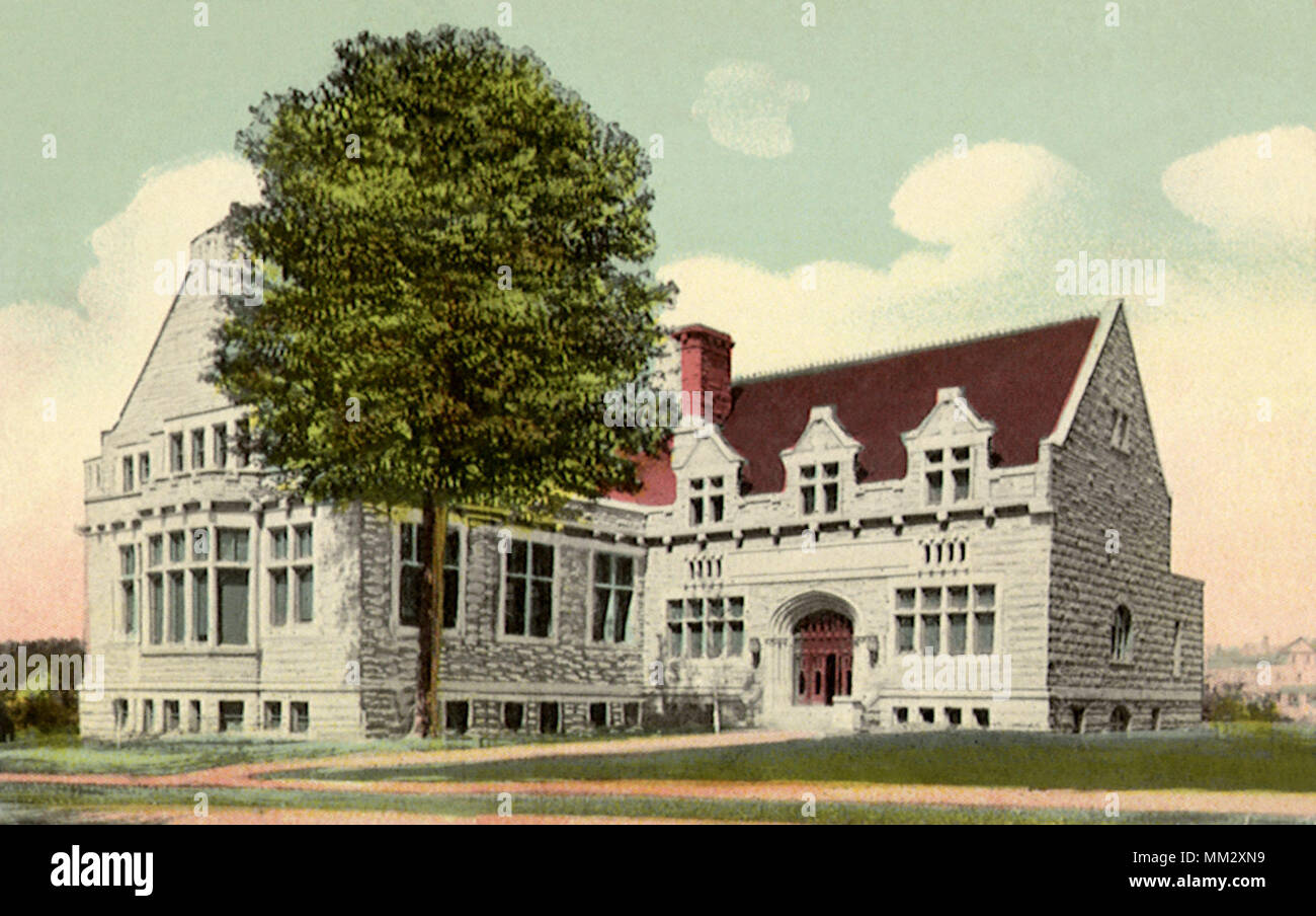 Library. Bloomington. 1912 Stock Photo - Alamy