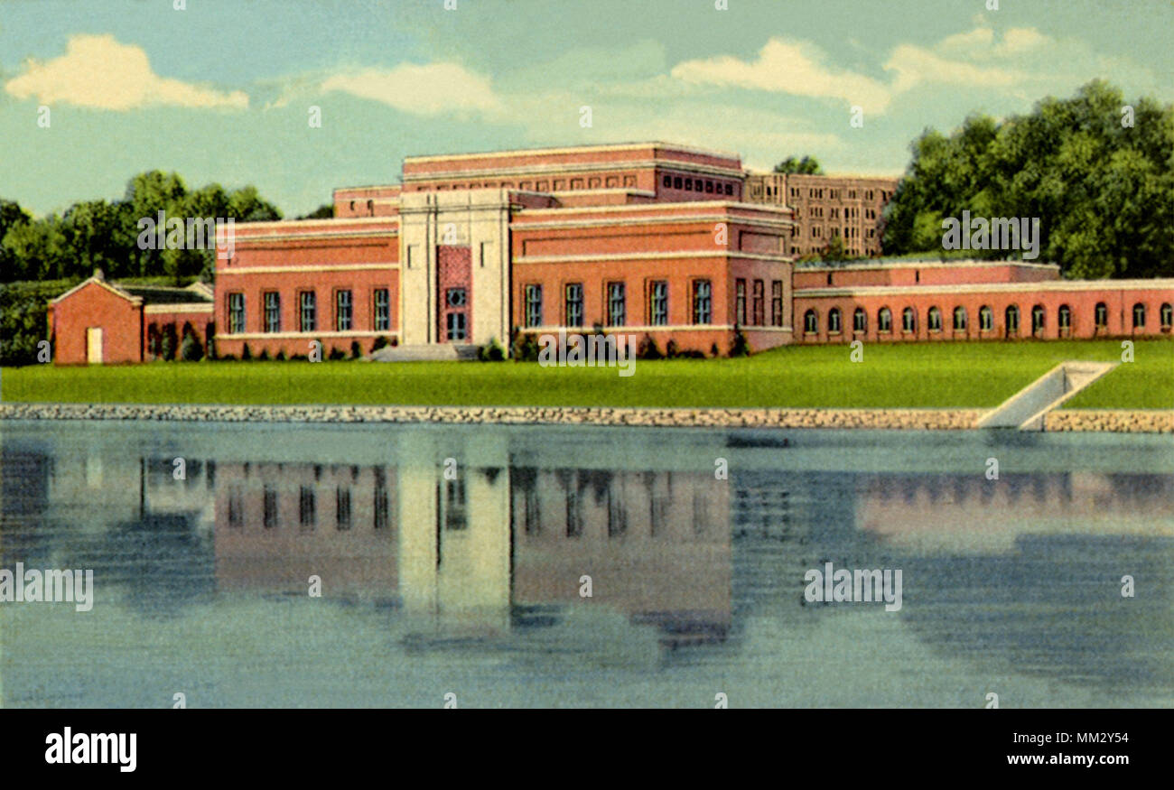 University Fine Arts Building. Iowa City. 1953 Stock Photo - Alamy