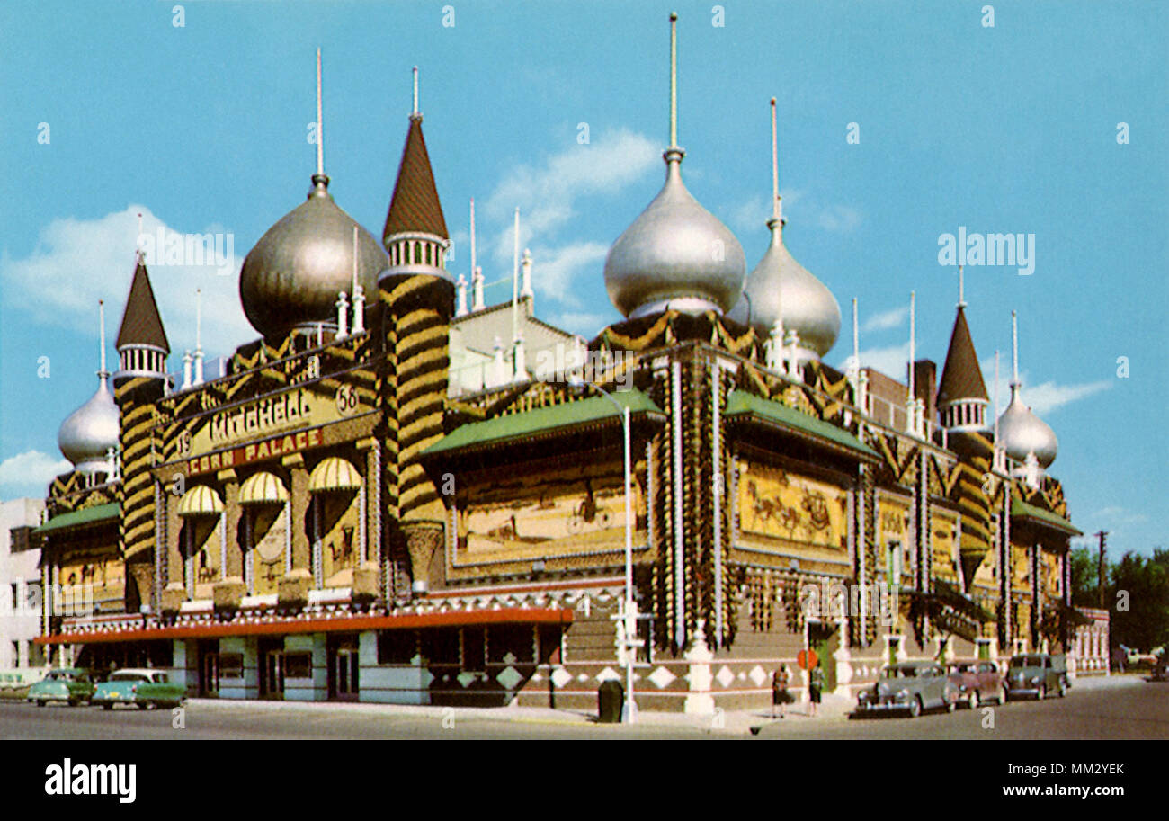 The Corn Palace. Mitchell. 1960 Stock Photo - Alamy