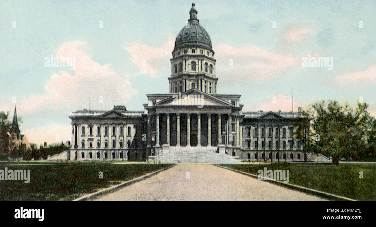 State Capitol Building. Topeka. 1935 Stock Photo - Alamy