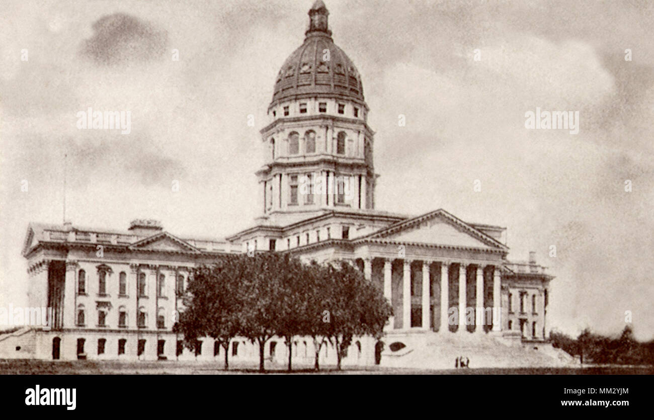 State Capitol Building. Topeka. 1935 Stock Photo - Alamy