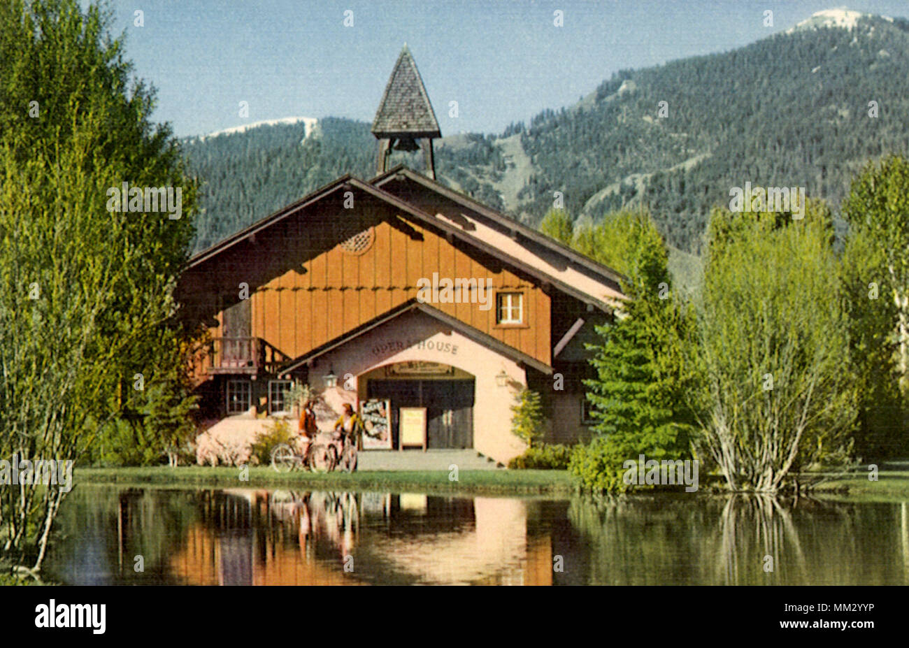 Opera House. Sun Valley. 1950 Stock Photo - Alamy