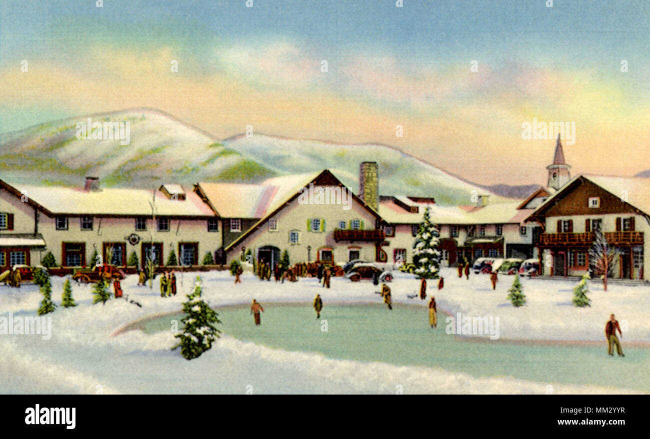 Challenger Inn. Sun Valley. 1940 Stock Photo - Alamy