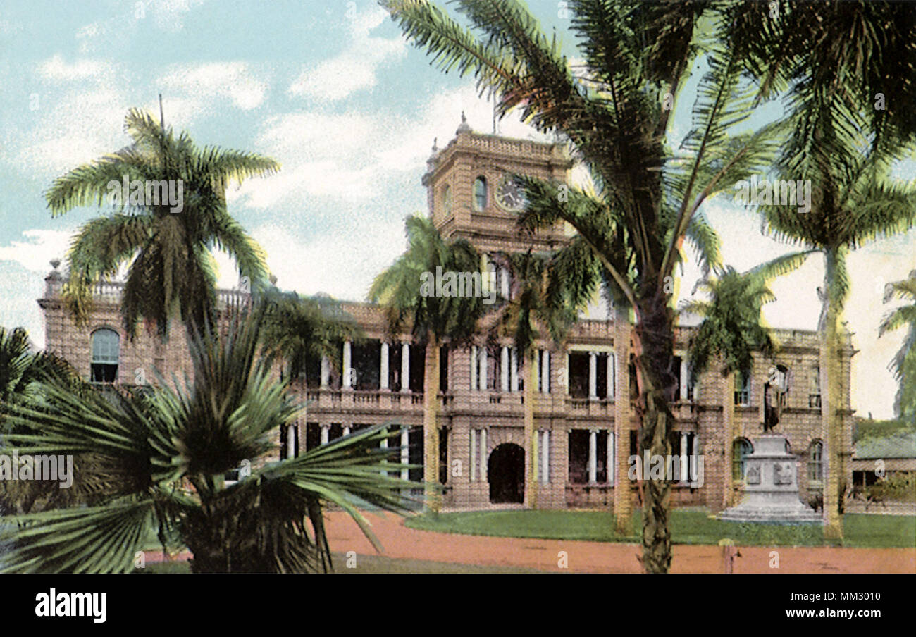 Court House. Honolulu. 1940 Stock Photo - Alamy