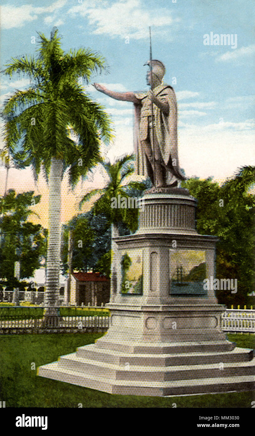 Kamehameha The First. Honolulu. 1935 Stock Photo - Alamy