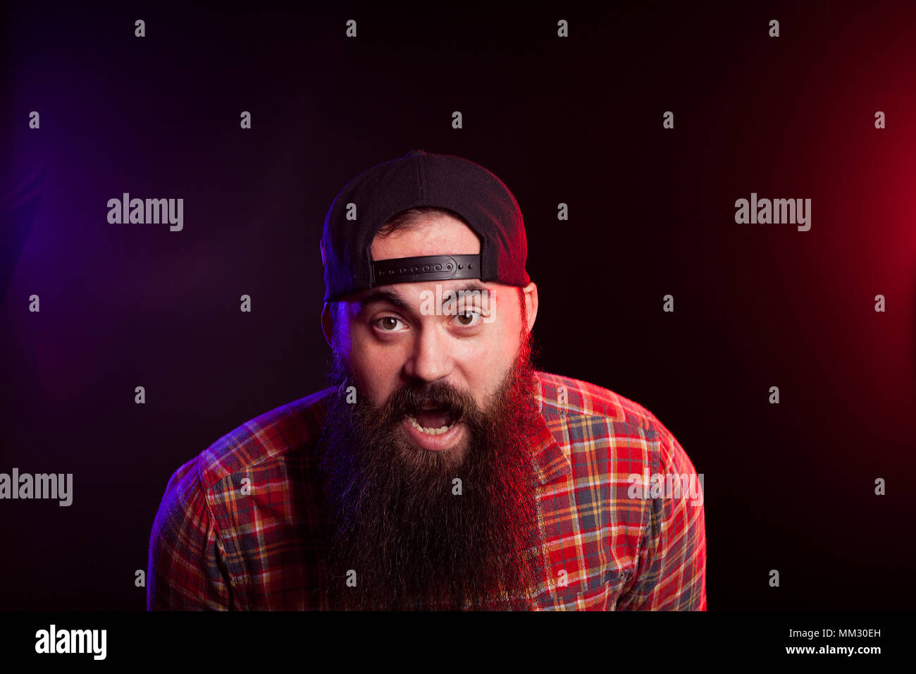 Angry man face hi-res stock photography and images - Alamy