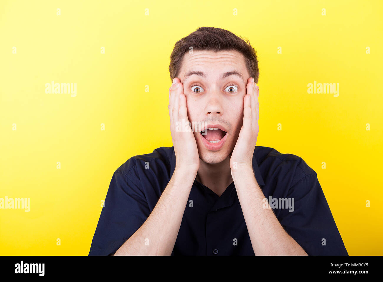 Yellow expression hi-res stock photography and images - Alamy