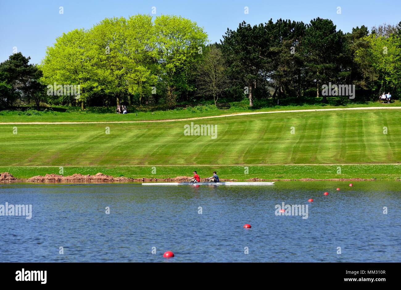 The national water sports centre at holme pierrepont hi-res stock ...
