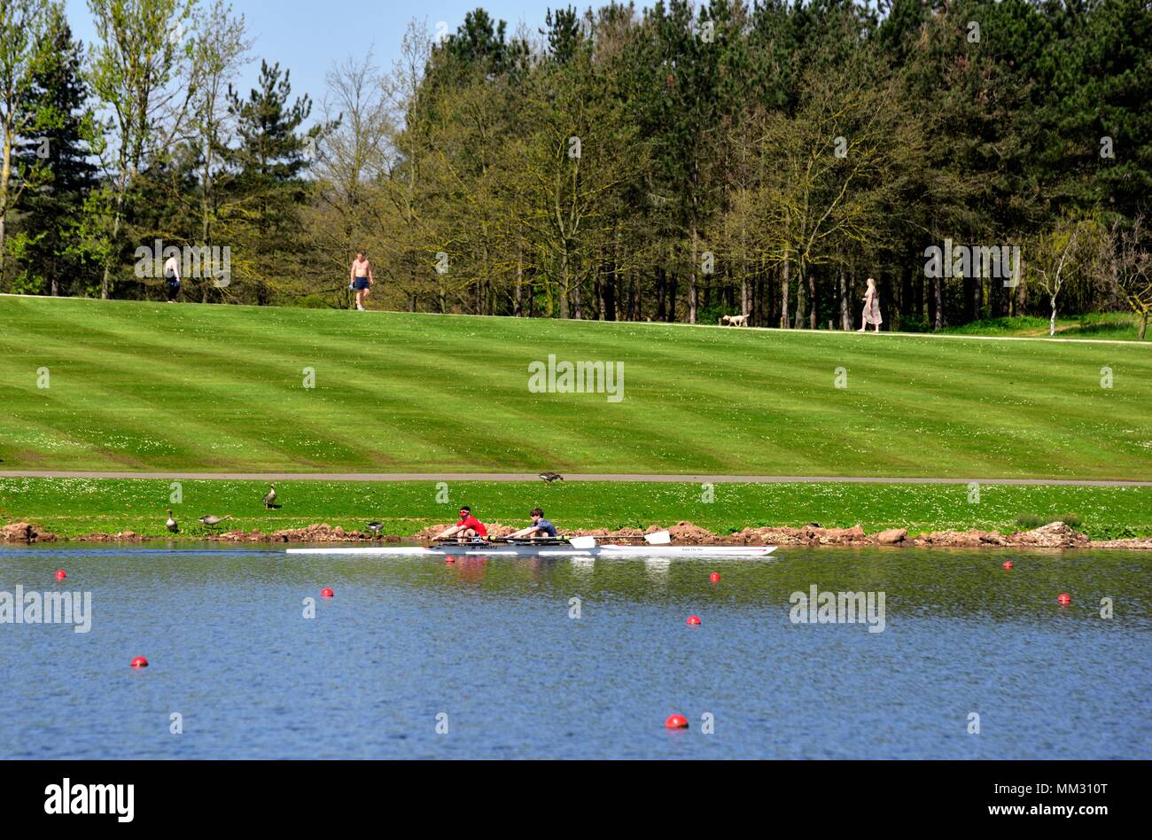 Rowing national water sports centre nottingham hi-res stock photography ...