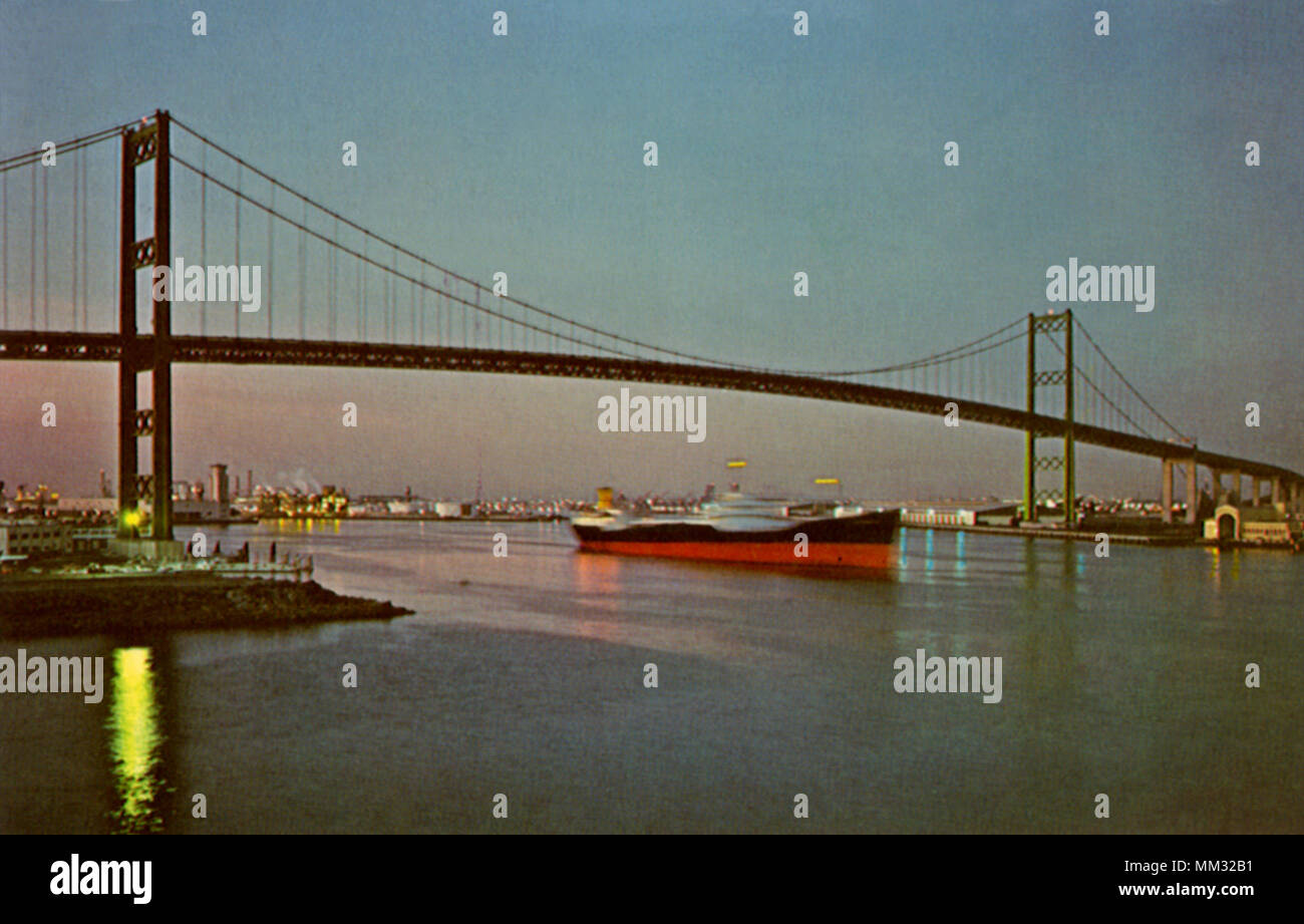Vincent Thomas Bridge. San Pedro. 1970 Stock Photo - Alamy