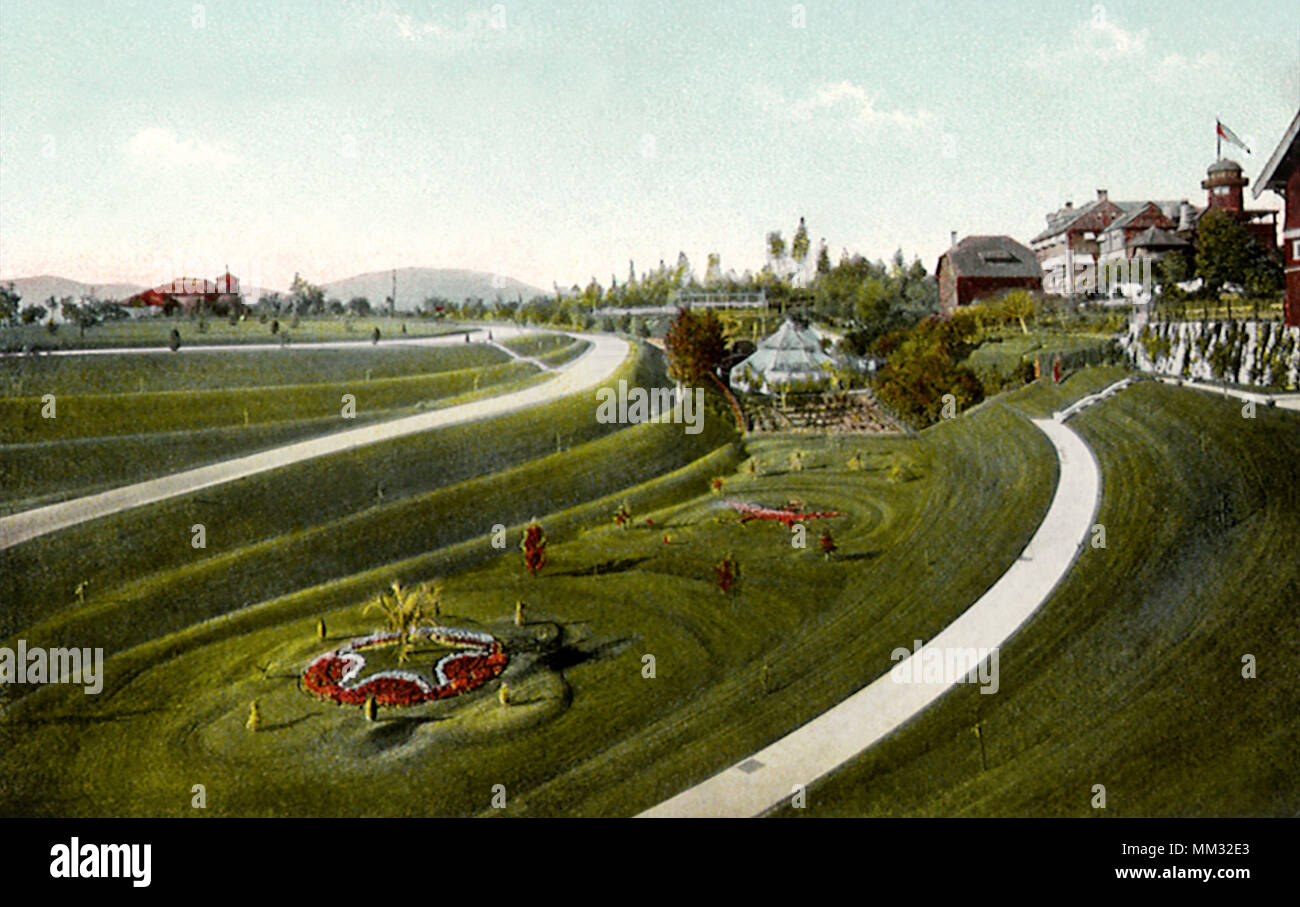 Busch Sunken Gardens. Pasadena. 1910 Stock Photo - Alamy