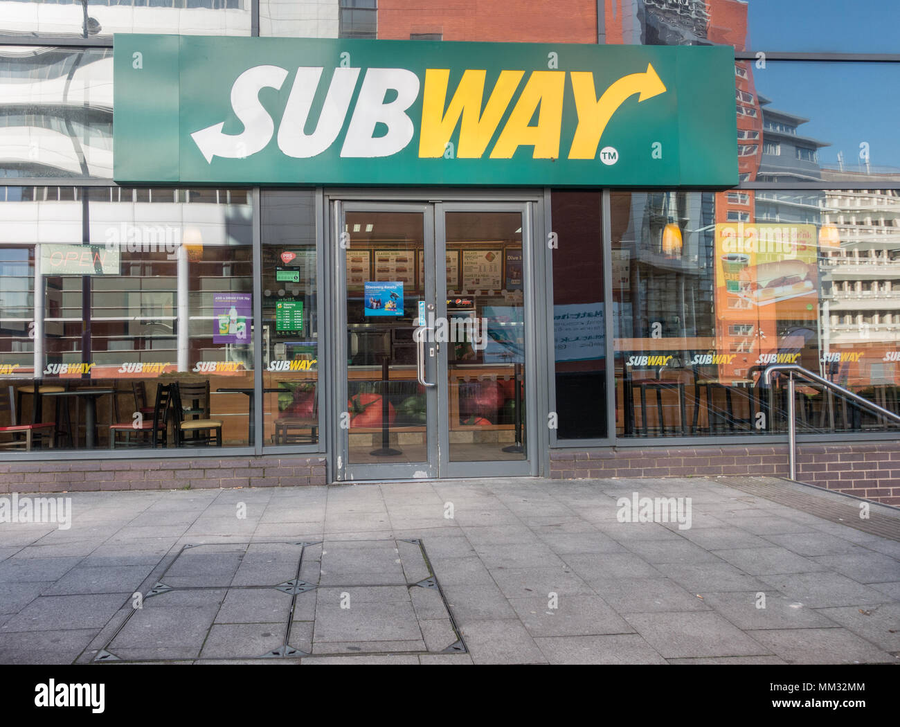 subway sandwich shop in Birmingham Stock Photo - Alamy