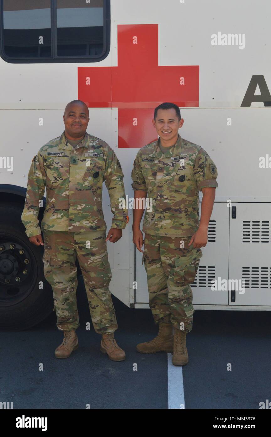 Staff Sgt. Mike Rodriguez (left) and Sgt. Aaron Avellanoza (right ...