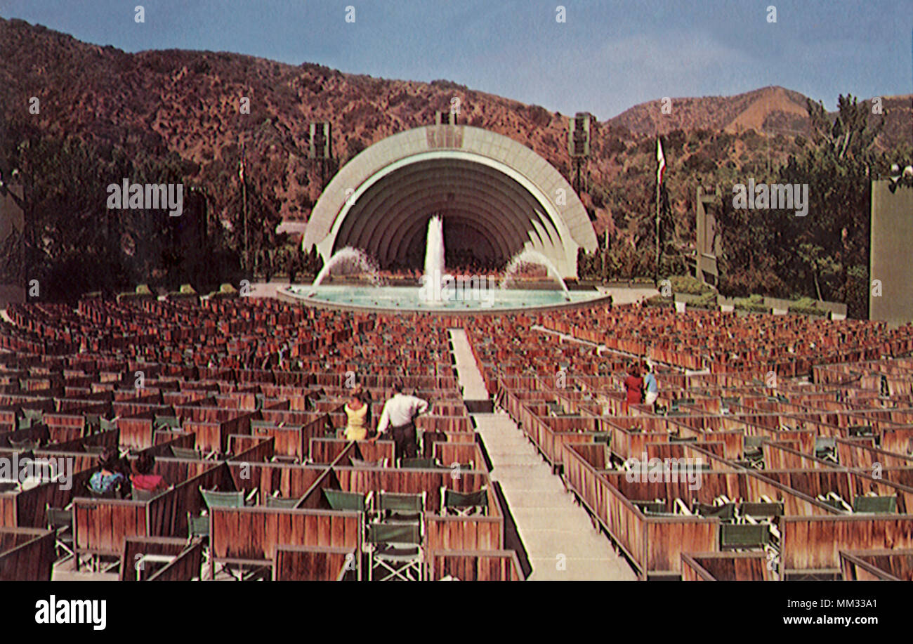 Hollywood Bowl. Hollywood. 1960 Stock Photo - Alamy