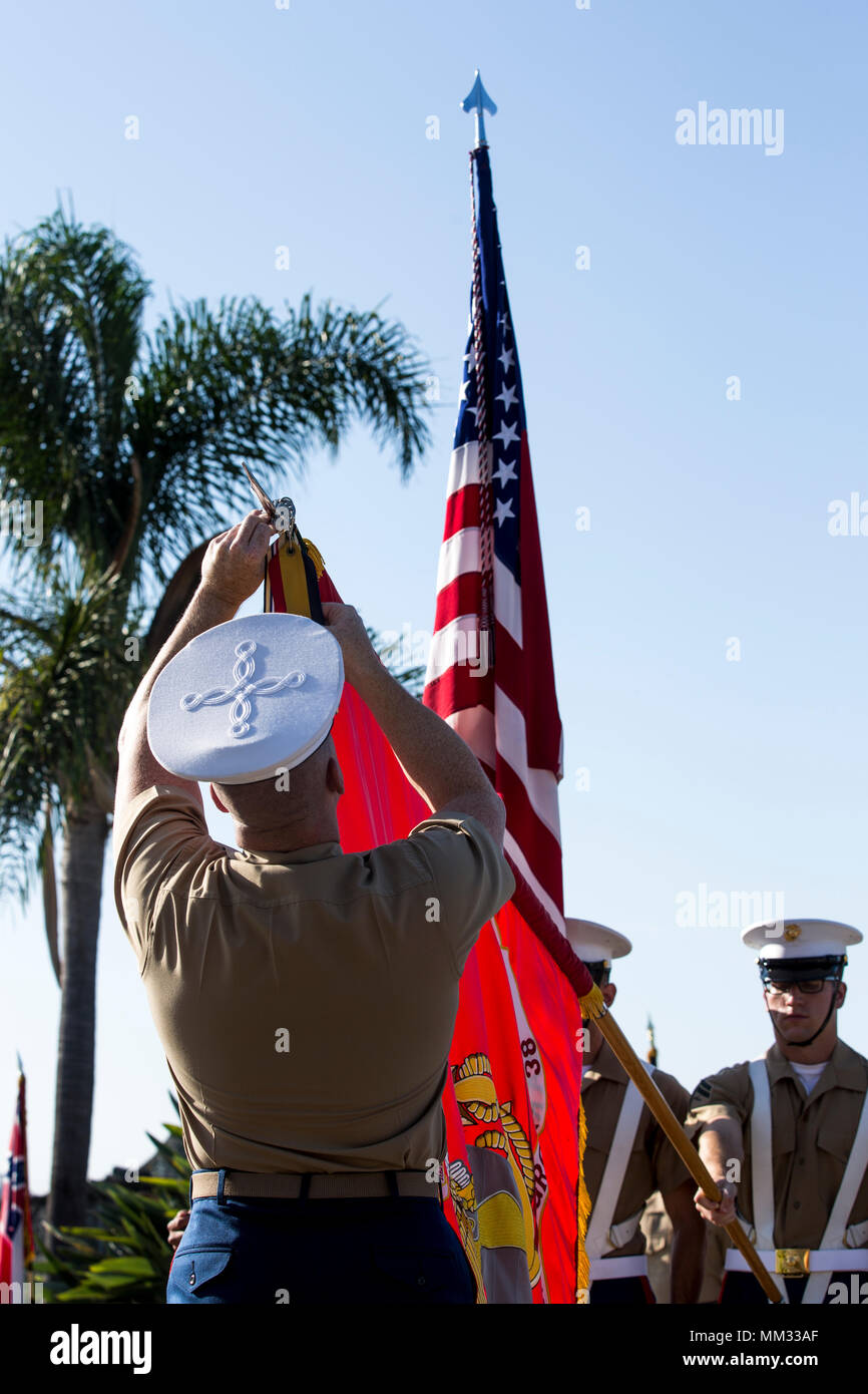 Col. Jeff Vandaveer, commanding officer of Marine Air Control Group ...