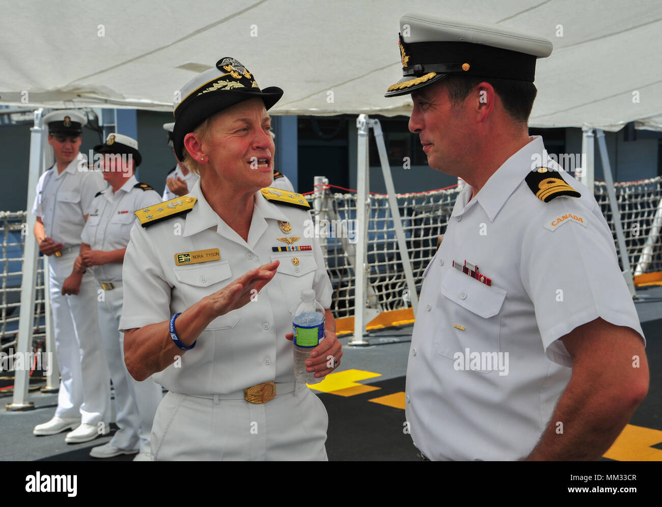 LOS ANGELES (Sep. 1, 2017) Vice Adm. Nora Tyson, commander, U.S. 3rd ...