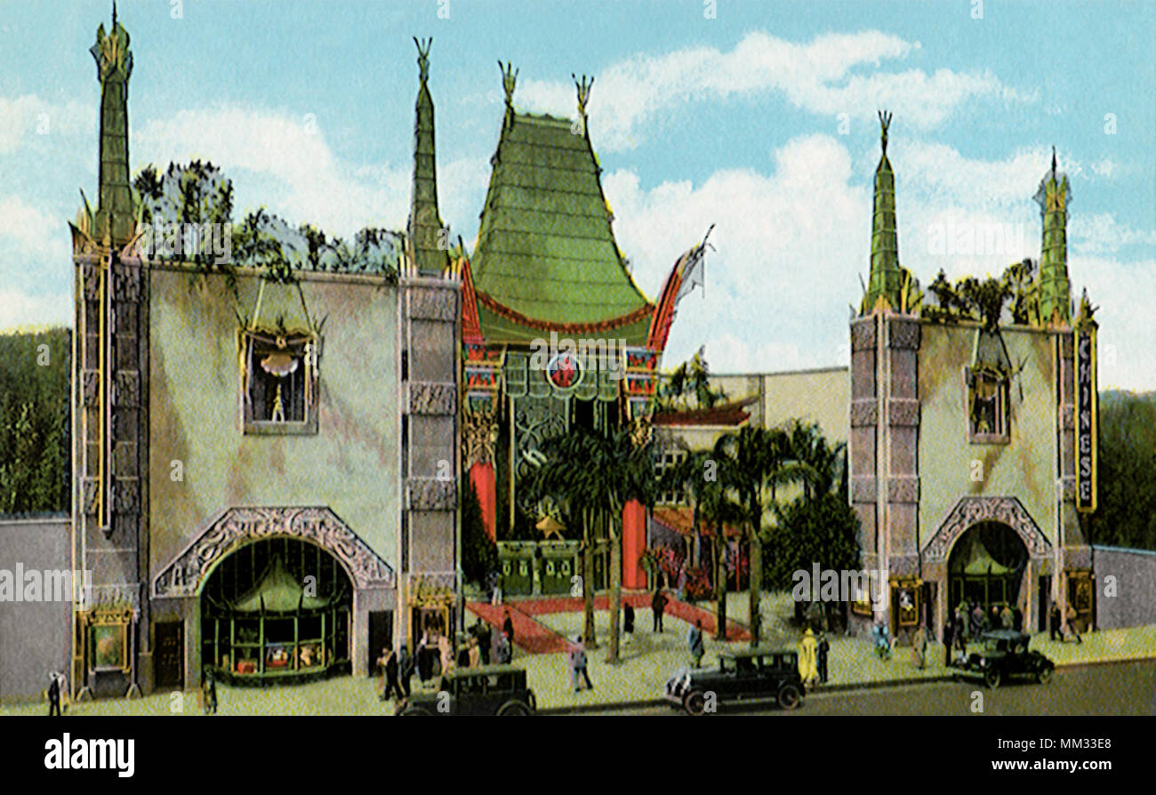 Grauman's Chinese Theatre. Hollywood. 1925 Stock Photo - Alamy