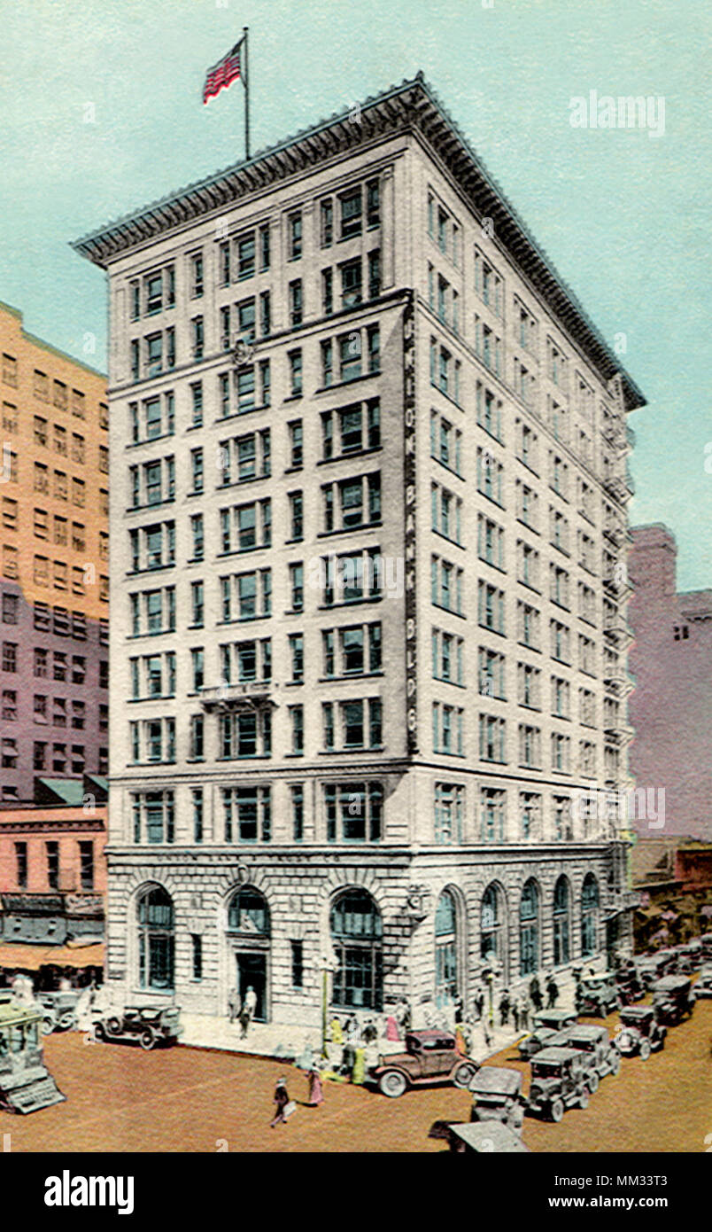 Union Bank Building. Los Angeles. 1920 Stock Photo - Alamy