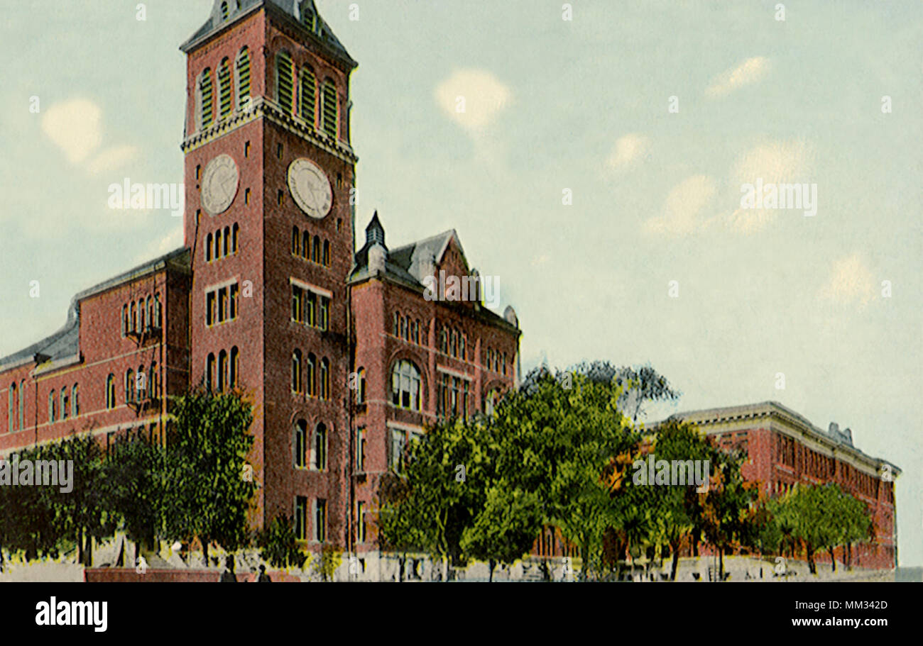 High School. Los Angeles. 1918 Stock Photo - Alamy