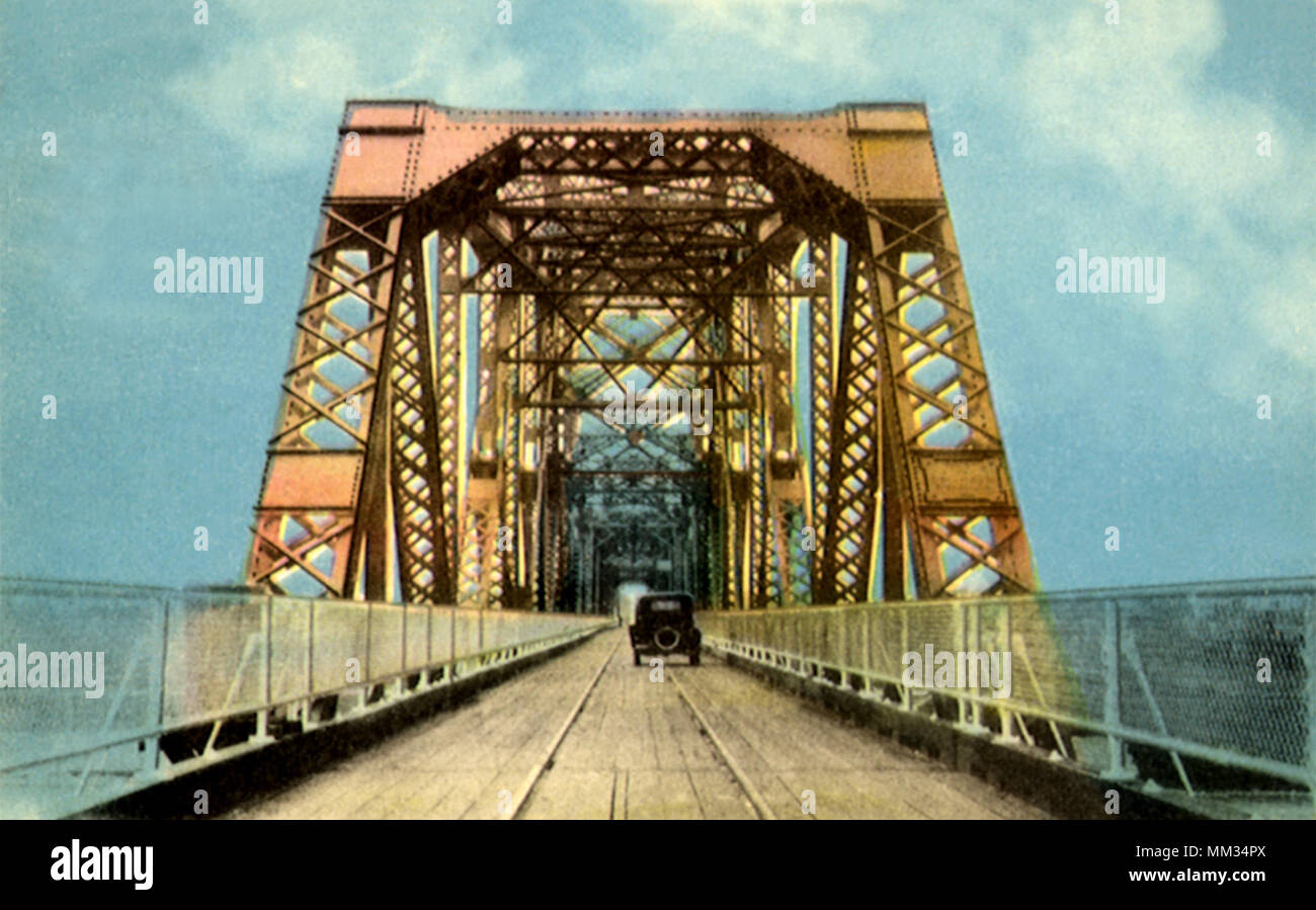 International Bridge. Cornwall. 1951 Stock Photo - Alamy