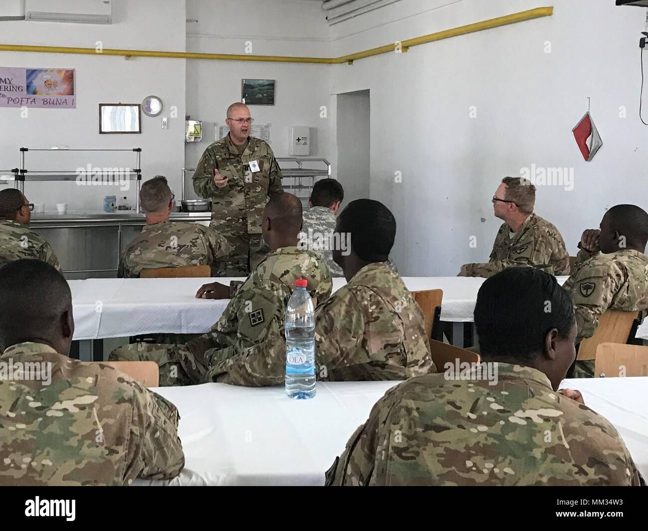 Chaplain Richard Brown of the 122nd Engineer Battalion, South Carolina ...