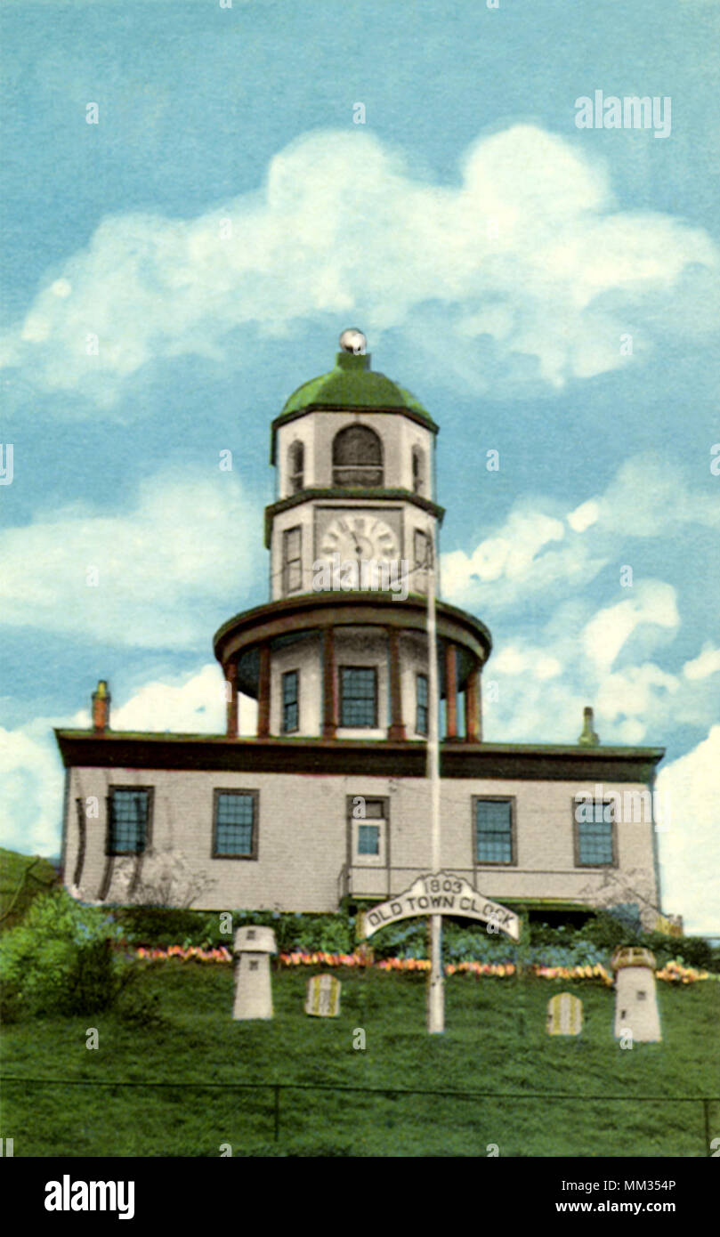 Town Clock on Citadel Hill. Halifax. 1930 Stock Photo - Alamy