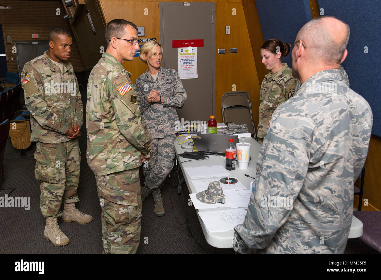 Brig. Gen. Heather L. Pringle, center, 502nd Air Base Wing and Joint ...