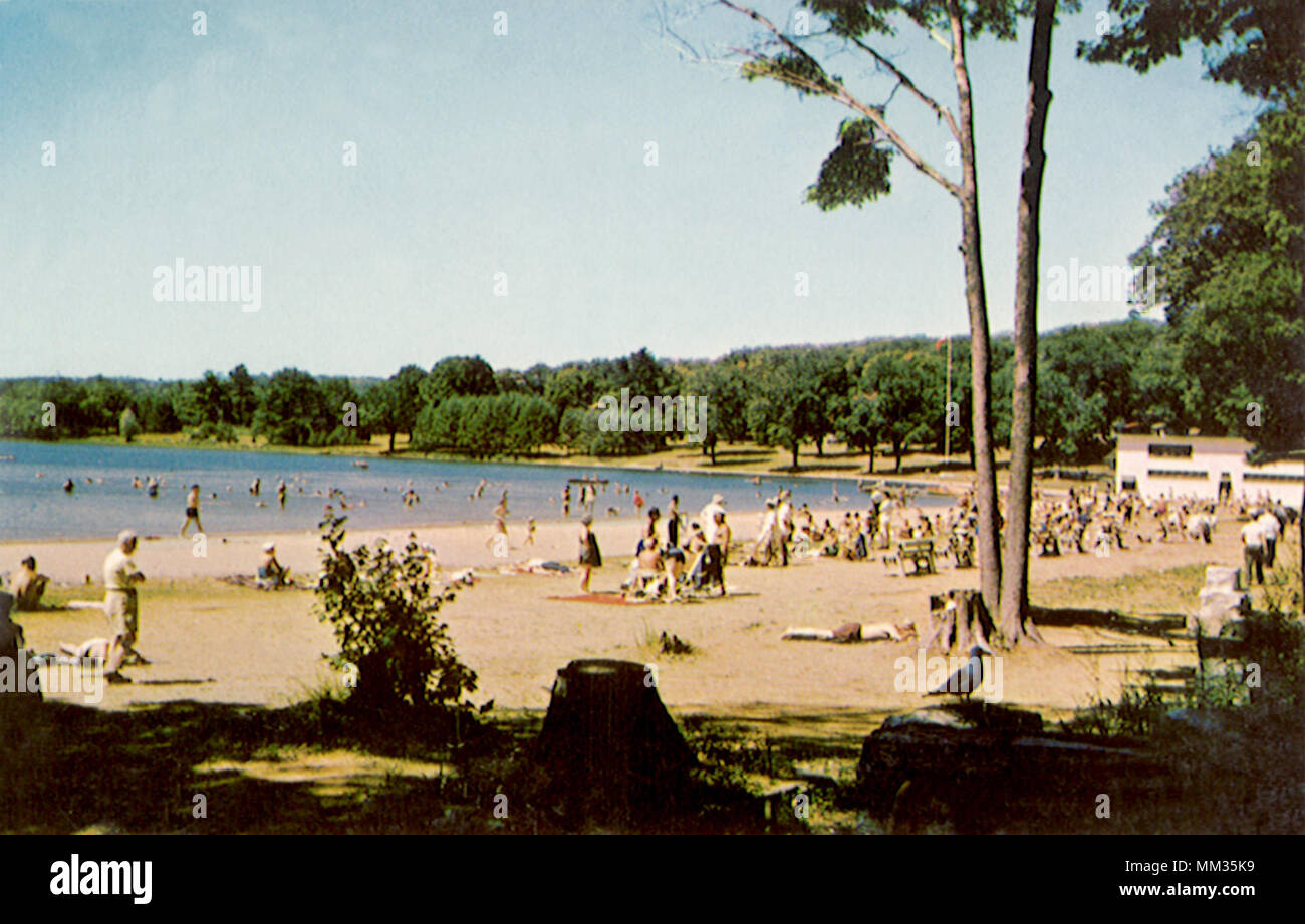 Little Lake Park. Midland. 1960 Stock Photo - Alamy