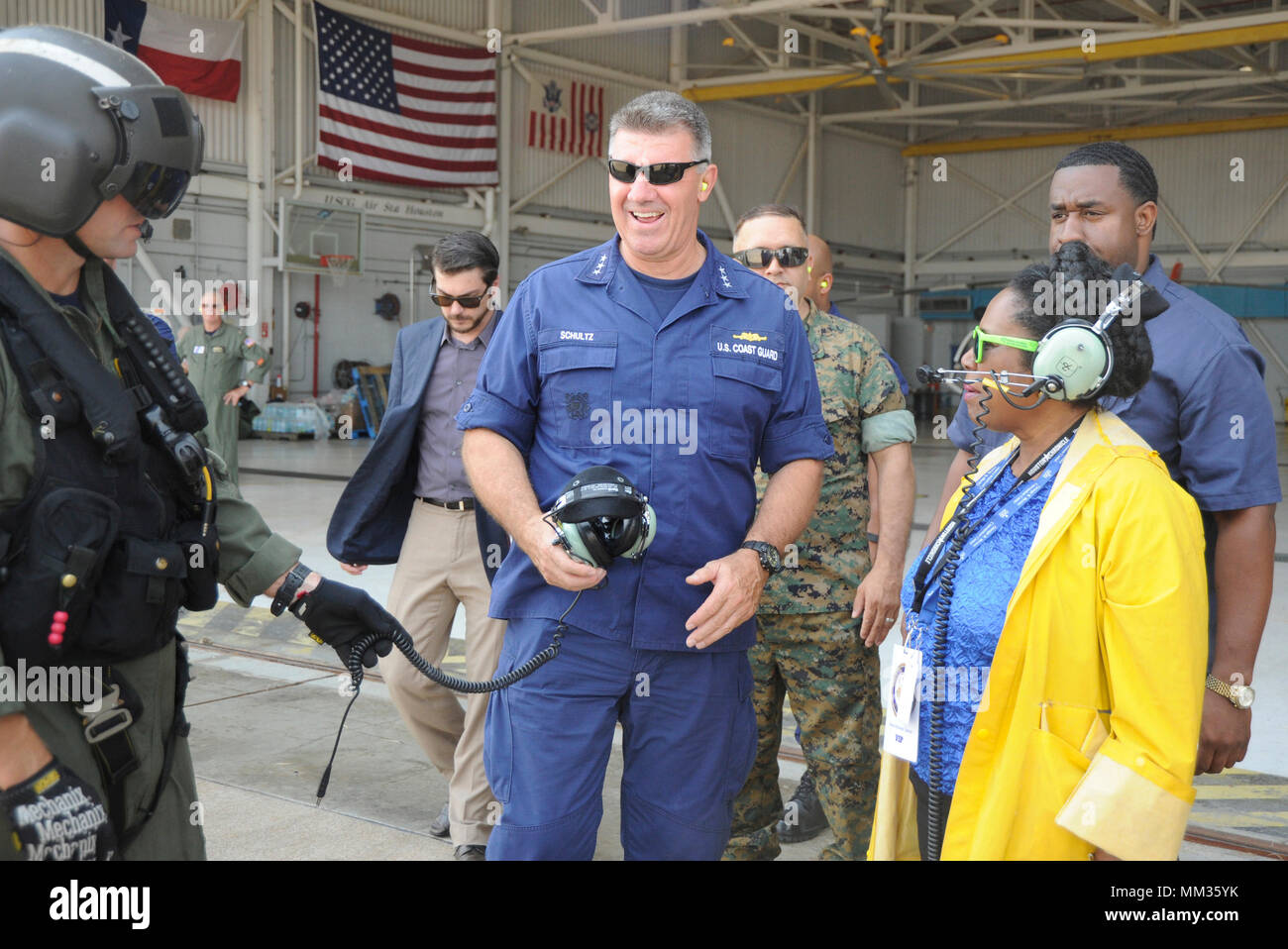 Vice Adm. Karl L. Schultz, commander of U.S. Coast Guard Atlantic Area ...