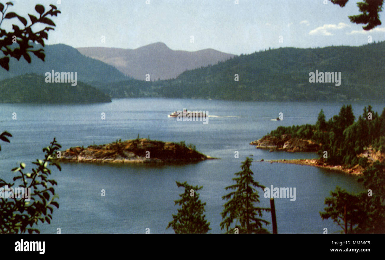 Howe Sound. Vancouver. 1950 Stock Photo - Alamy