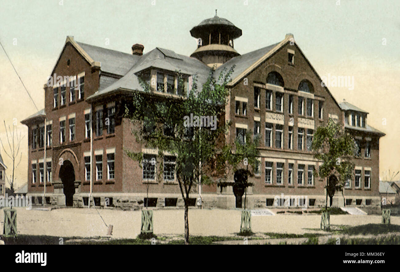 Windsor Academy. Windsor. 1908 Stock Photo - Alamy