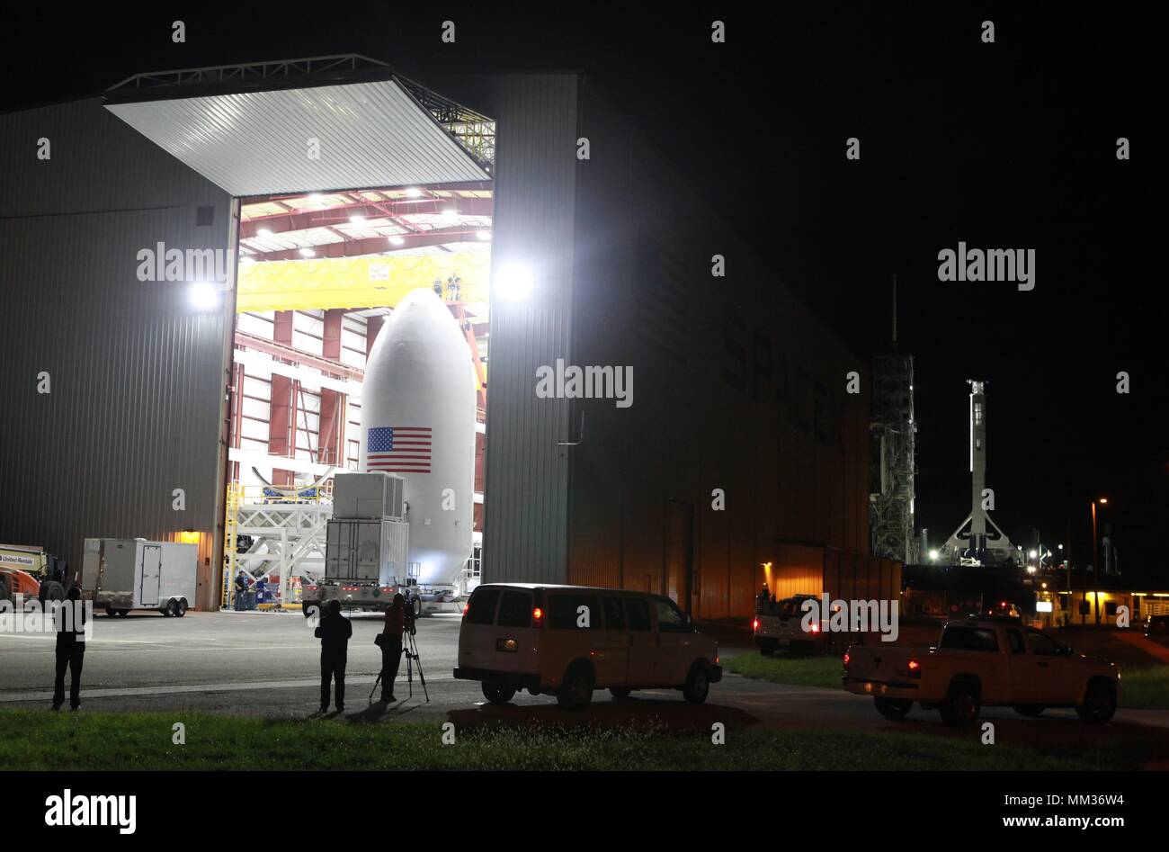 The X-37B Orbital Test Vehicle (OTV-5) is being staged in preparation ...