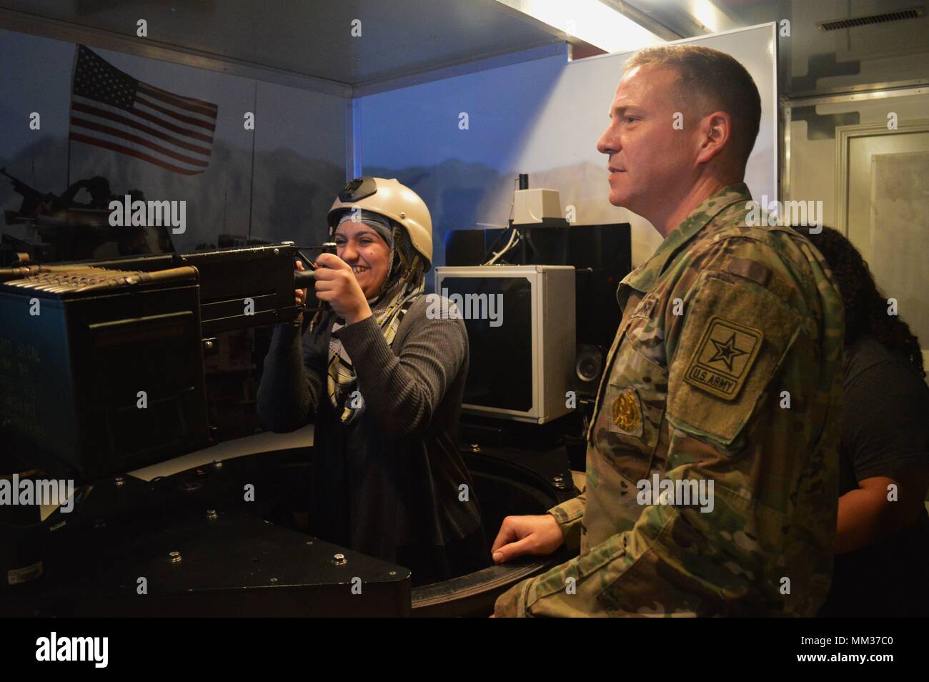 Sgt. 1st Class Isaac Poole, exhibit team chief, United States Army ...