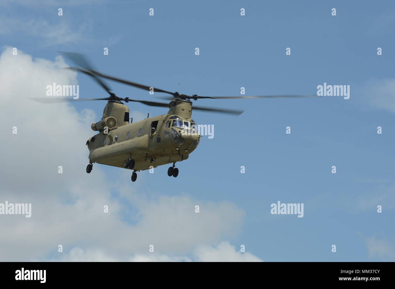 One of three CH-47 Chinook helicopters, 2d Battalion 501st Aviation ...