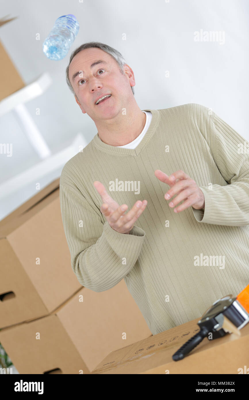 happy mover man Stock Photo - Alamy