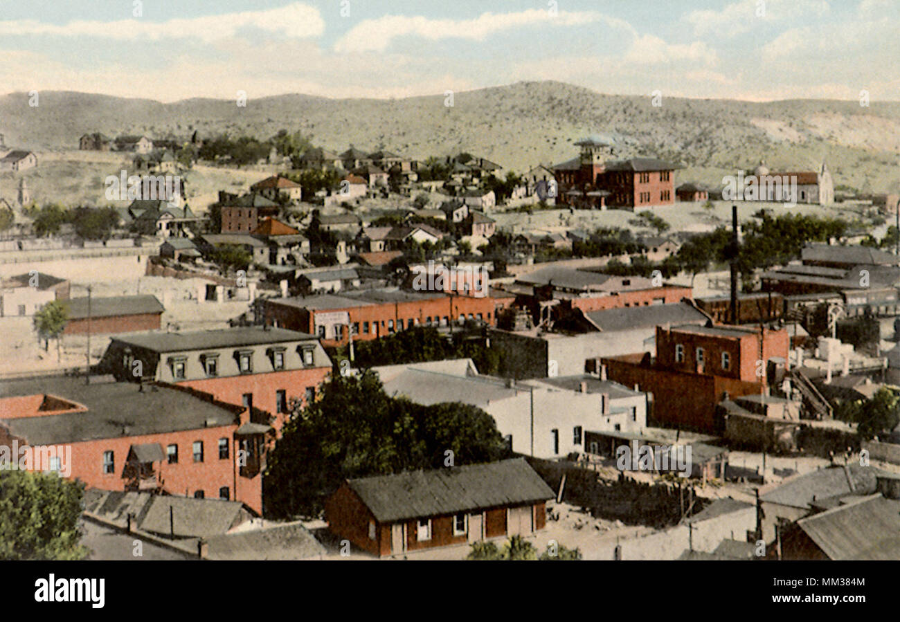 Aerial View of Nogales. 1916 Stock Photo - Alamy