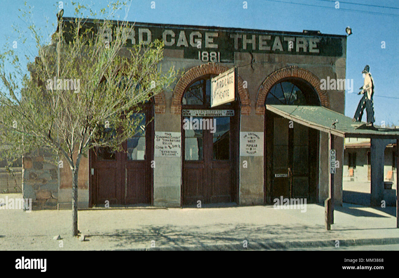 Bird Cage Theater. Tombstone. 1960 Stock Photo - Alamy