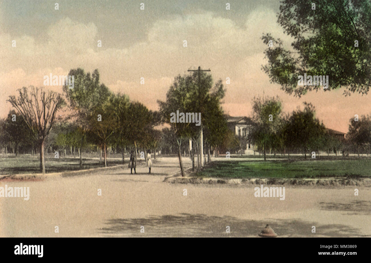 Washington Park. Tucson. 1912 Stock Photo - Alamy