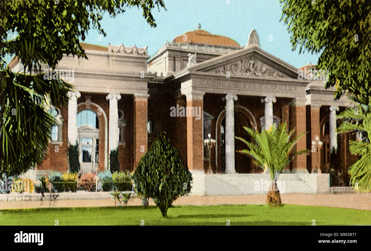 Carnegie Library. Tucson. 1920 Stock Photo - Alamy