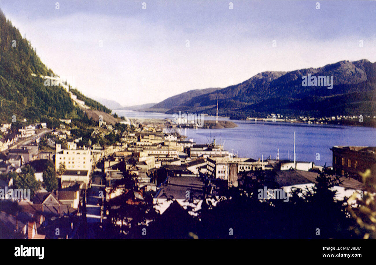 Juneau Harbor. Juneau. 1965 Stock Photo - Alamy