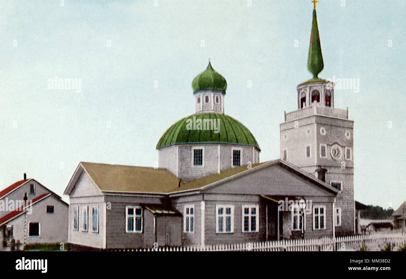 Russian Church. Sitka. 1920 Stock Photo - Alamy