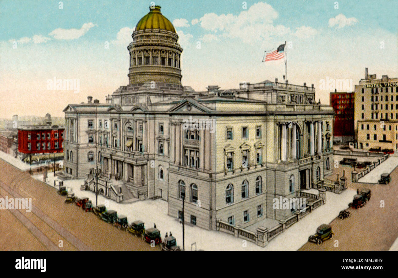 Kansas City Post Office. 1915 Stock Photo - Alamy