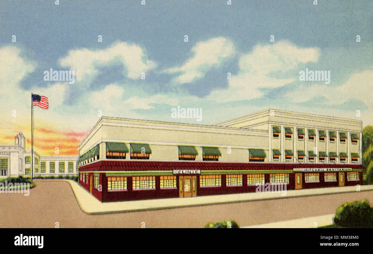Mitchell Hospital. Excelsior Springs. 1940 Stock Photo - Alamy