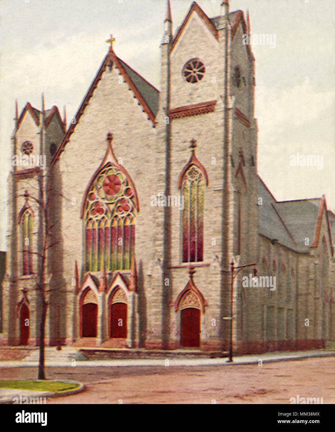 Scottish Rite Cathedral. Saint Louis. 1915 Stock Photo - Alamy