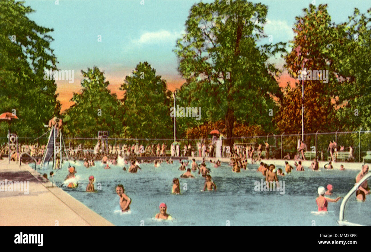 Municipal Swimming Pool. Clarksdale. 1930 Stock Photo - Alamy