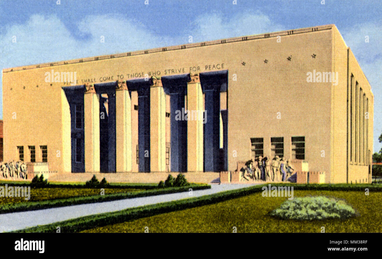 War Memorial Building. Jackson. 1940 Stock Photo - Alamy